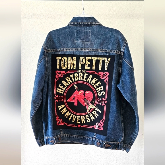 Envy Upcycle | Jackets & Coats | Tom Petty Denim Jacket | Poshmark